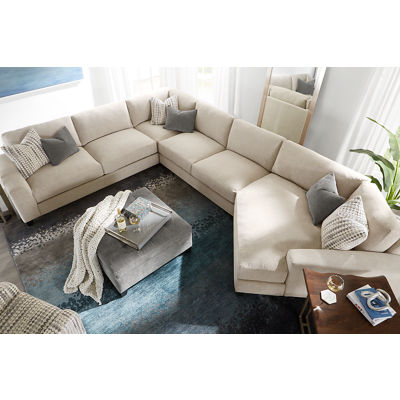 Havertys Sectional Sleeper Sofa | Baci Living Room
